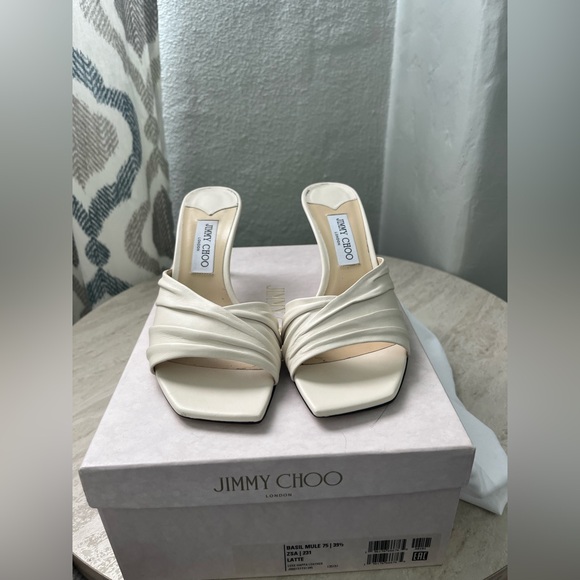 Jimmy Choo | Shoes | Jimmy Choo Elegant Cream Heels | Poshmark